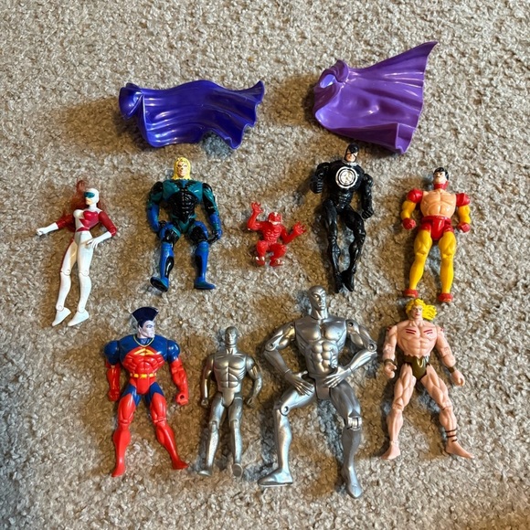Marvel | Toys | Vintage Marvel Xmen Action Figure Lot 9s Y2k Toy Biz ...